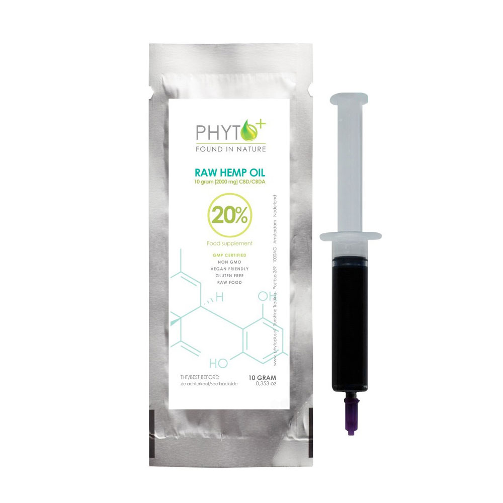 Raw CBD 20% Oil 10 gram - Phyto + - CBD Oil (Κανναβιδιόλη) – Προϊόντα ...