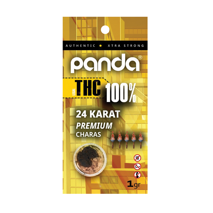 PANDA - Charas THC LEGAL 24 KARAT 100% 1gr/3gr - CBD Oil (Κανναβιδιόλη ...